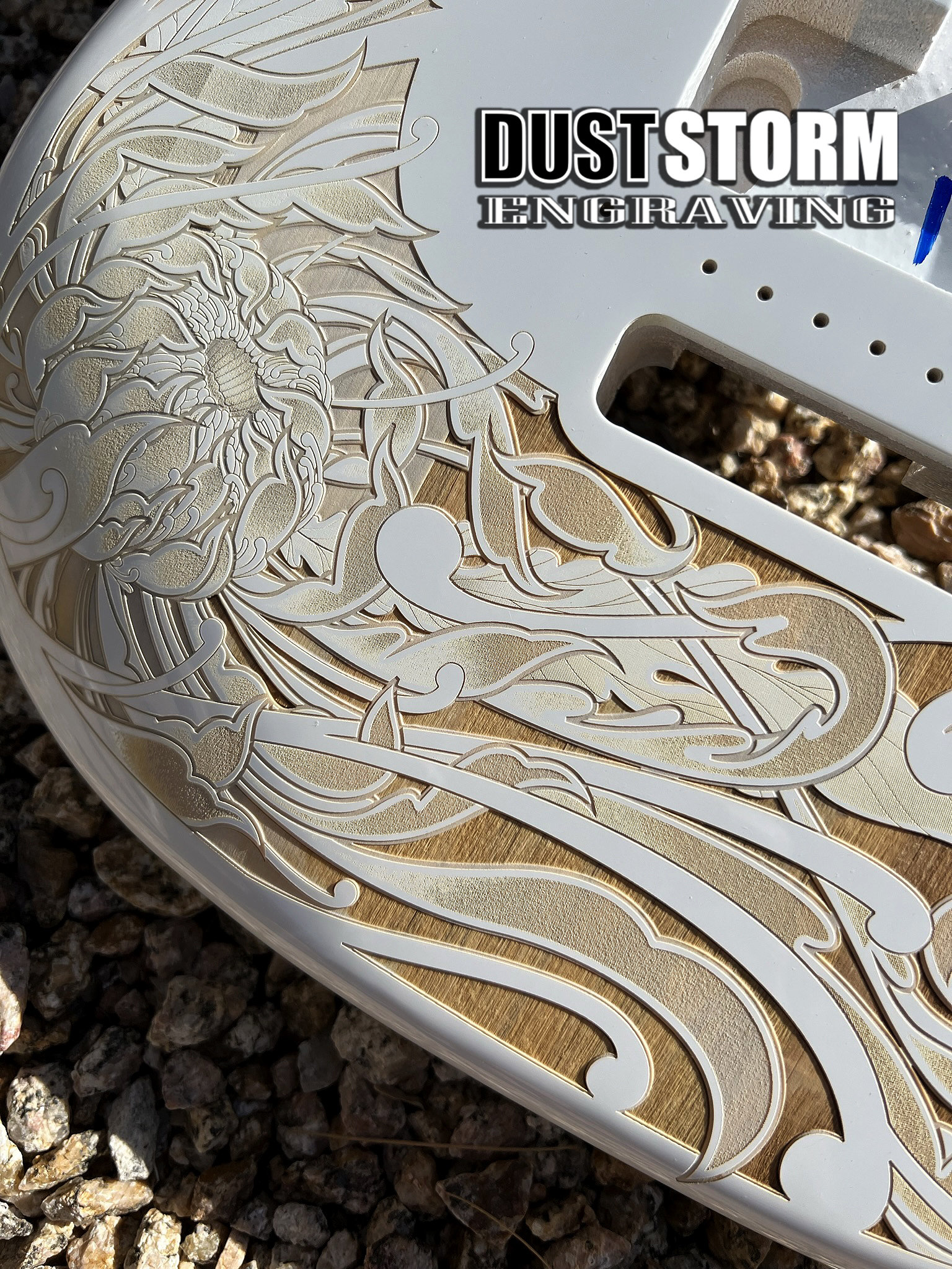 Guitar Body Laser Engraving Services - Etsy