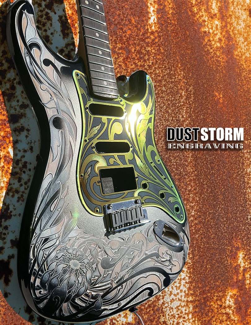 Guitar Body Laser Engraving Services - Etsy