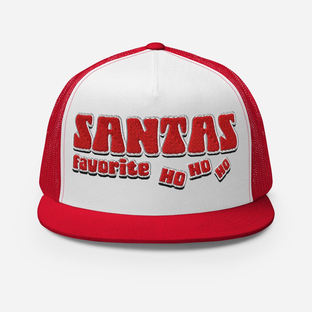 Santas Favorite Ho Trucker Hat, Trendy Trucker Hat, Hat for Women ...