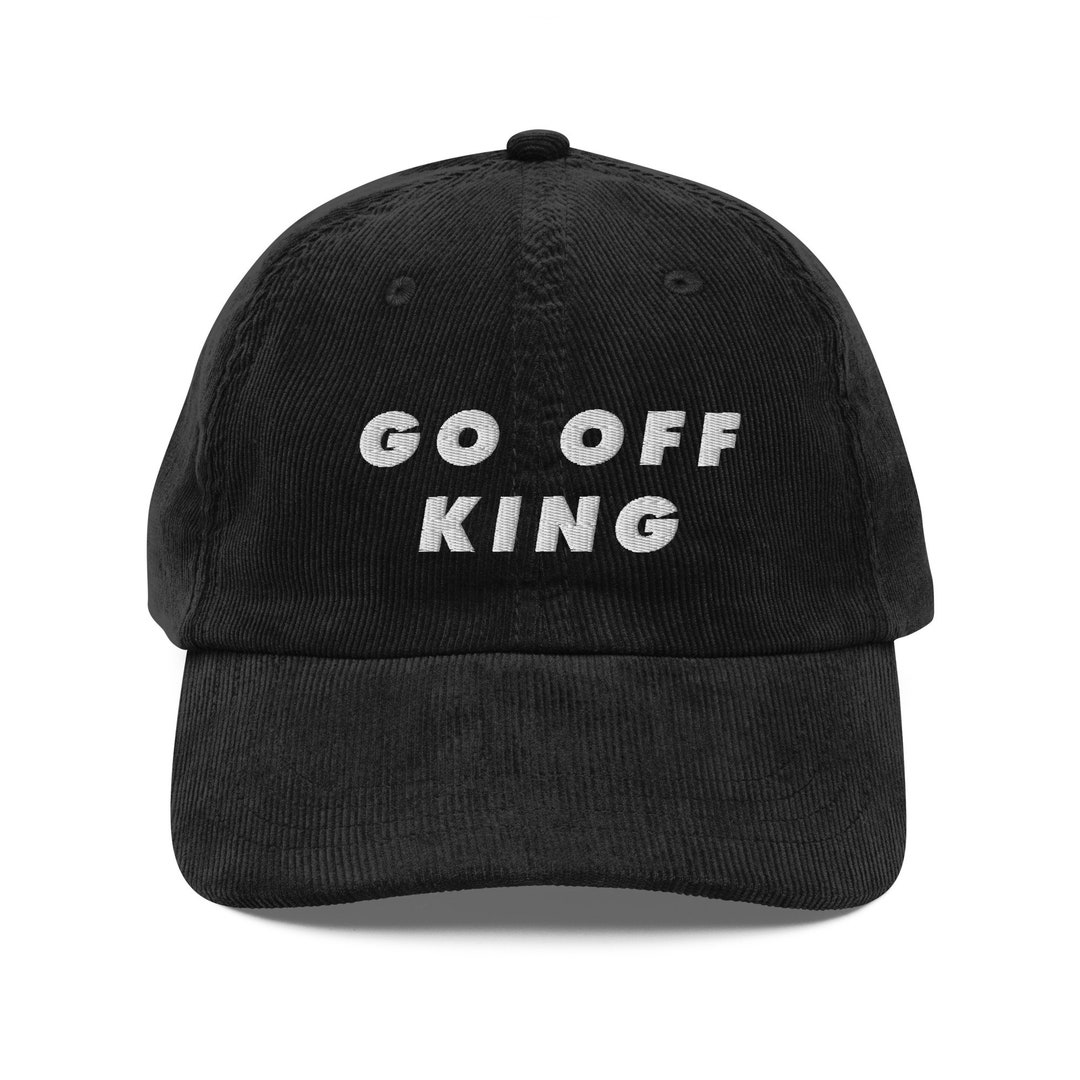 Go off King | Vintage Corduroy Hat | Funny Hats - Etsy