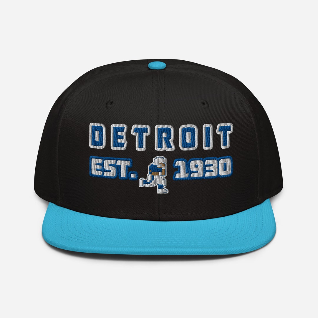 Detroit Lions Tecmo Bowl | Snapback Hat - Etsy