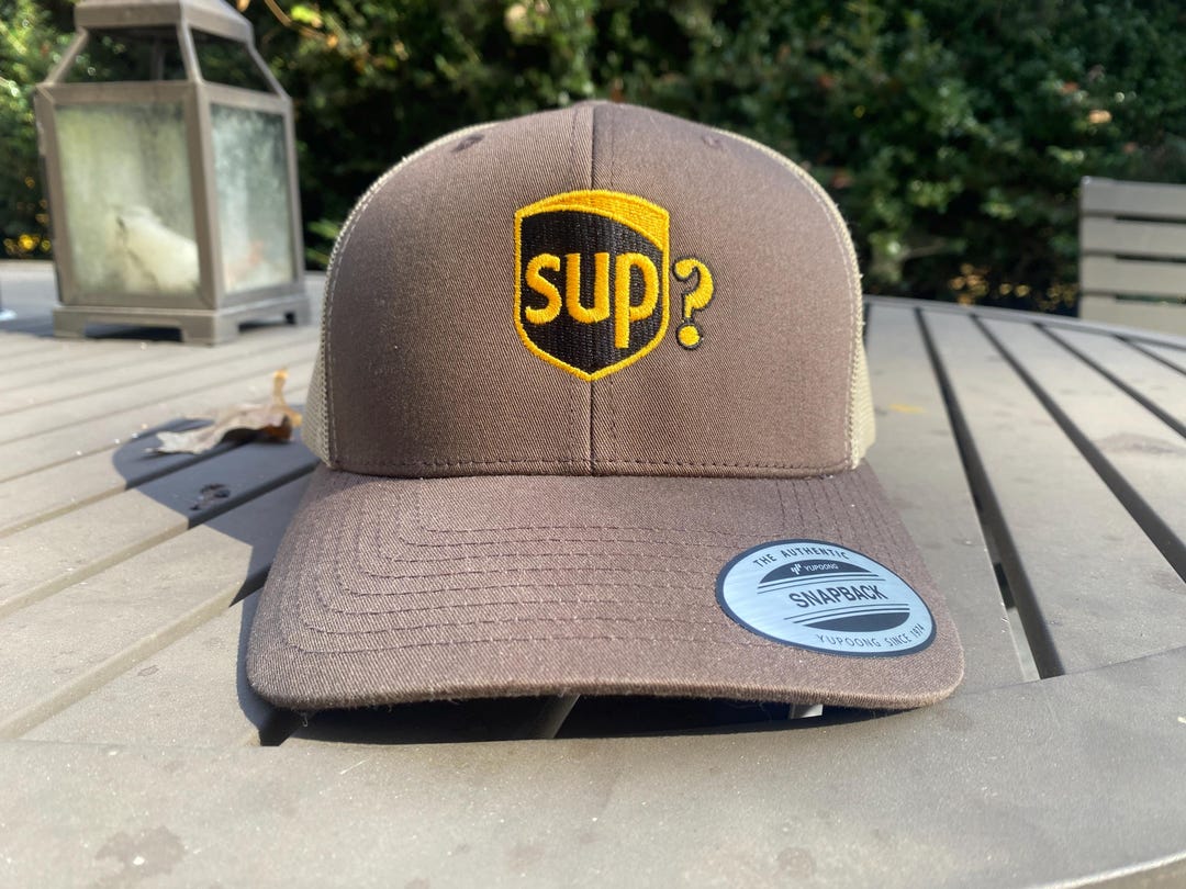 Sup? | UPS Parody | Funny and Trendy Trucker Cap - Etsy