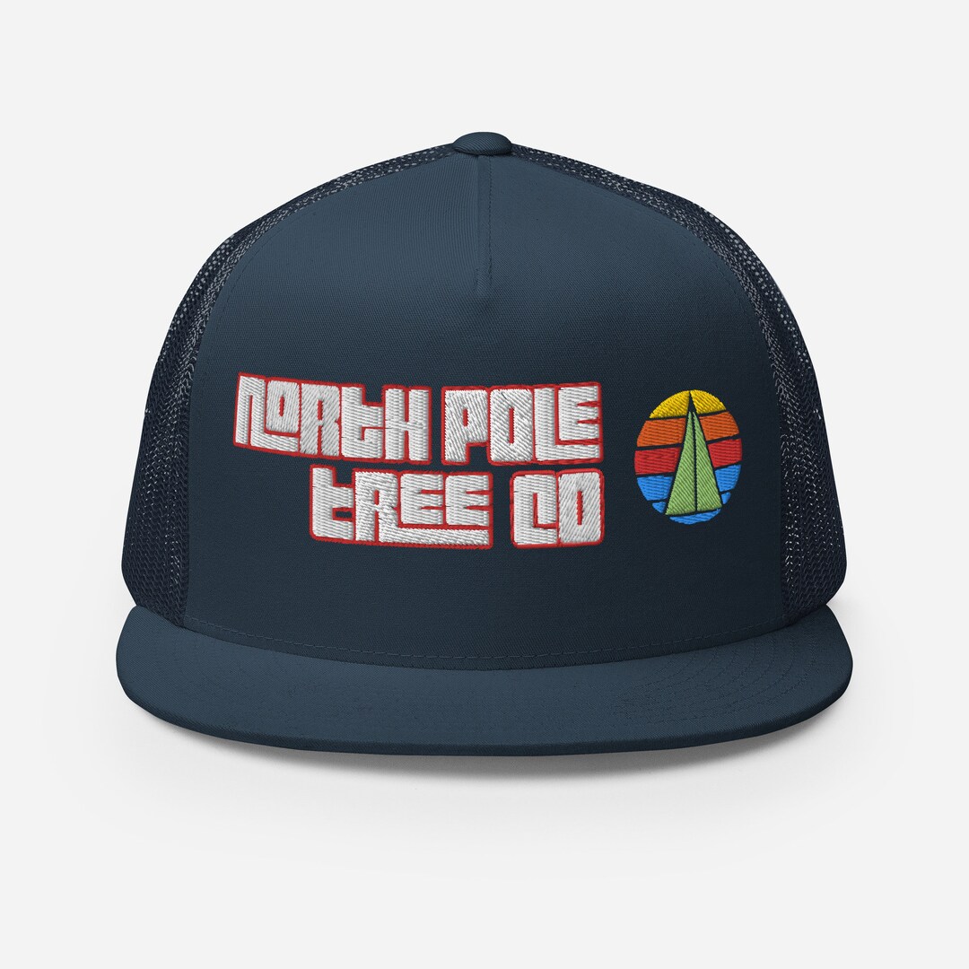 North Pole Tree Company | Retro Style | Holiday Themed Trucker Hat - Etsy