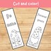 Printable Valentine's Gnome Coloring Bookmarks, Color Your Own ...