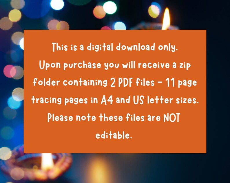 Diwali Printable Kids Tracing Mehndi Hand Pattern Activity Sheets ...