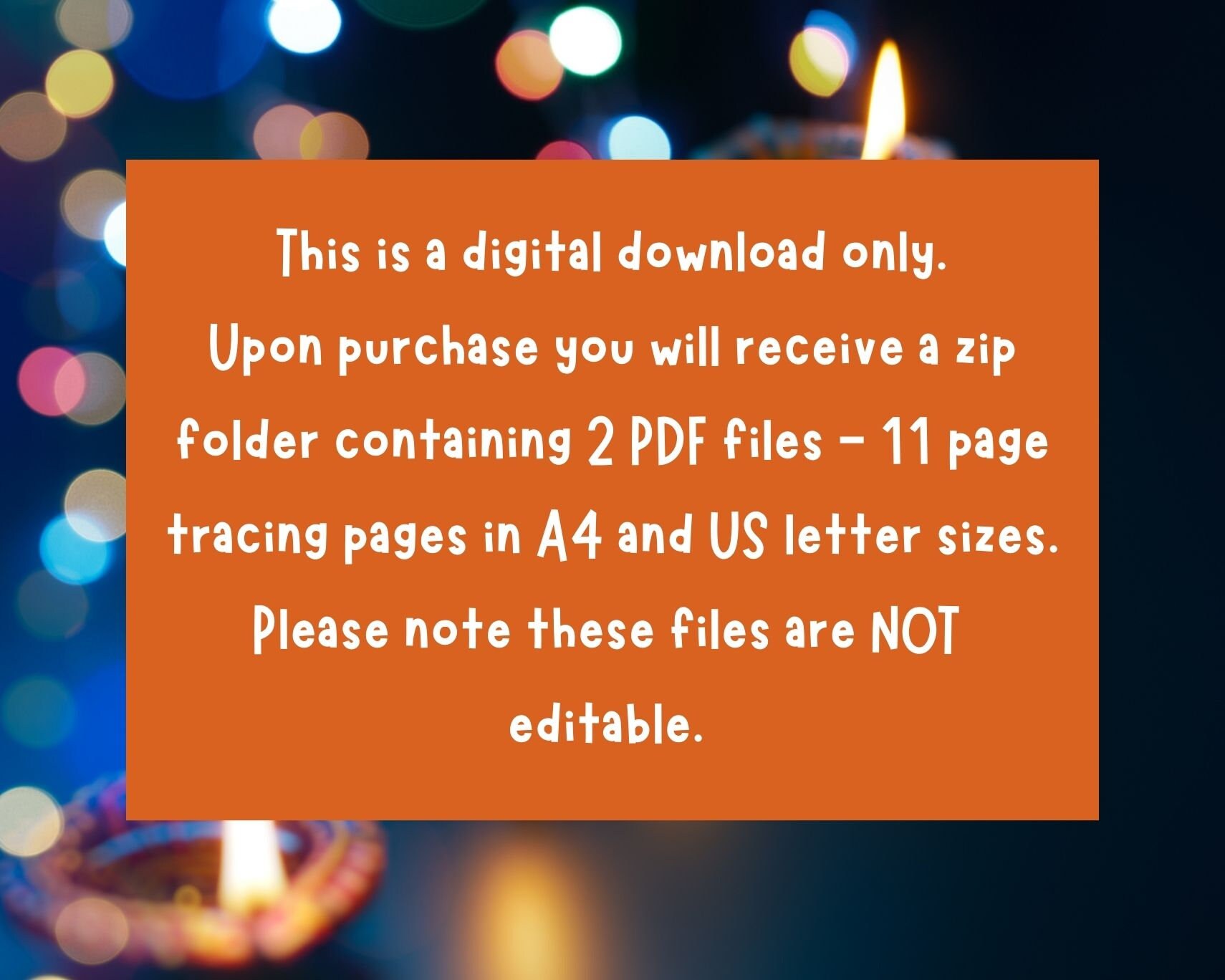 Diwali Printable Kids Tracing Mehndi Hand Pattern Activity Sheets ...