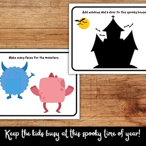 Halloween Play Dough Mats, Halloween Playdough Activity, Pre-school ...