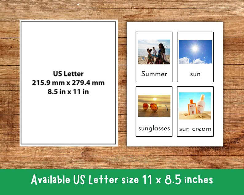 Seasons Flash Cards, Weather Flashcards, Months of the Year ...