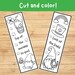 Printable St Patrick's Day Gnome Coloring Bookmarks, Color Your Own ...