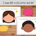 Play Dough Mat Faces for Emotions and Feelings, Playdough Activity ...