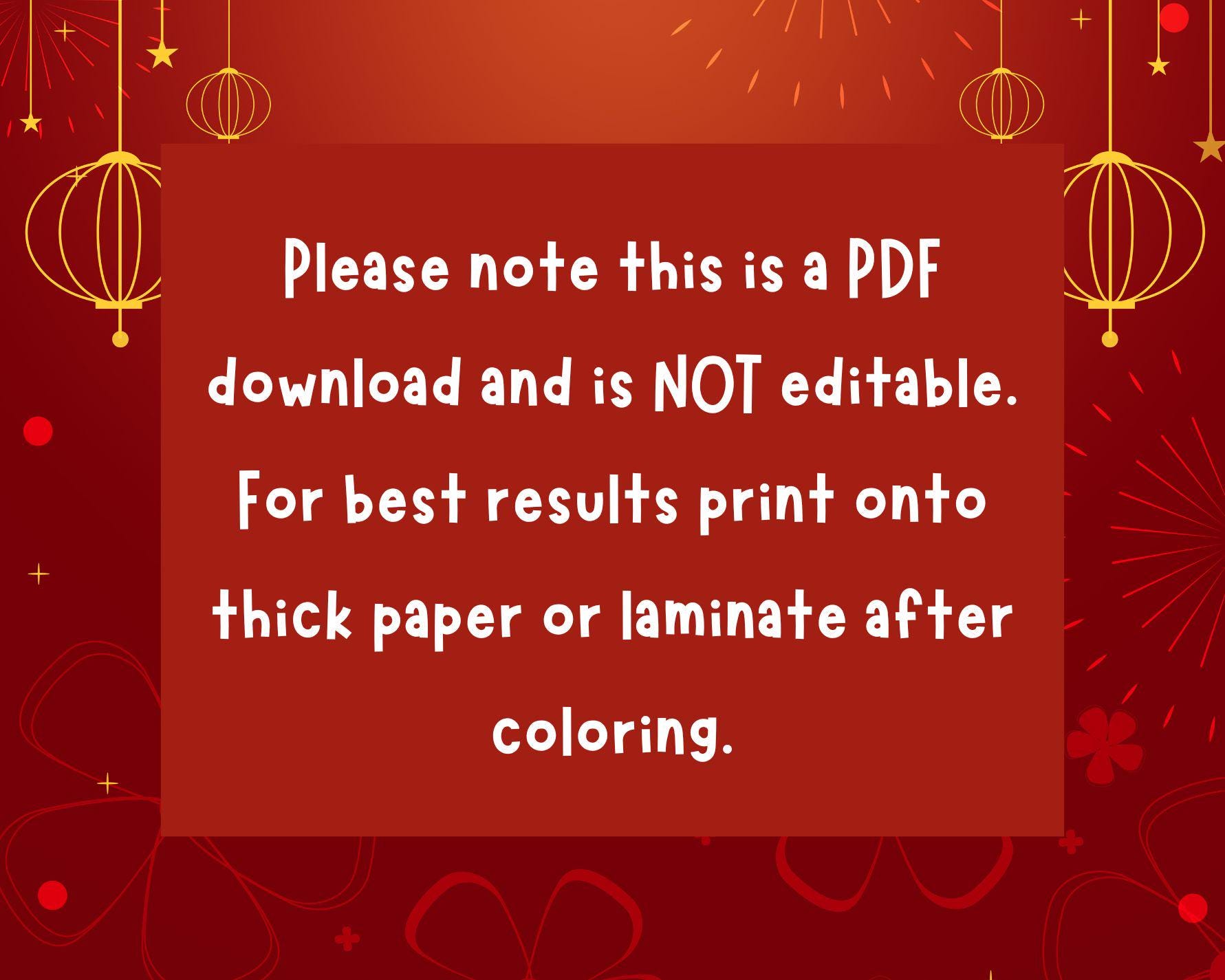 Chinese New Year 2025 Coloring Bookmarks, Color Your Own Bookmarks ...