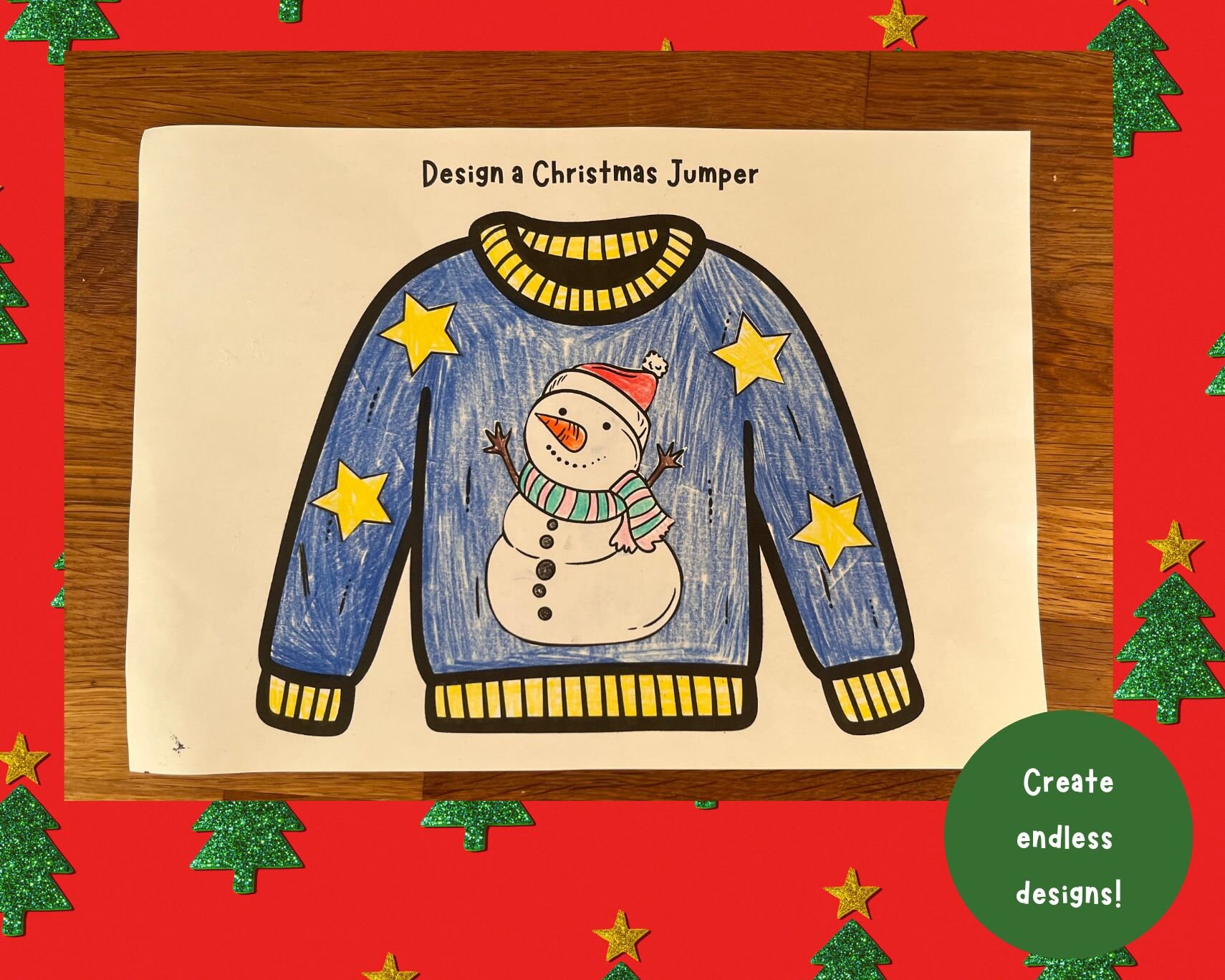 Christmas Craft Activity for Kids, Christmas Cut and Glue , Kids ...