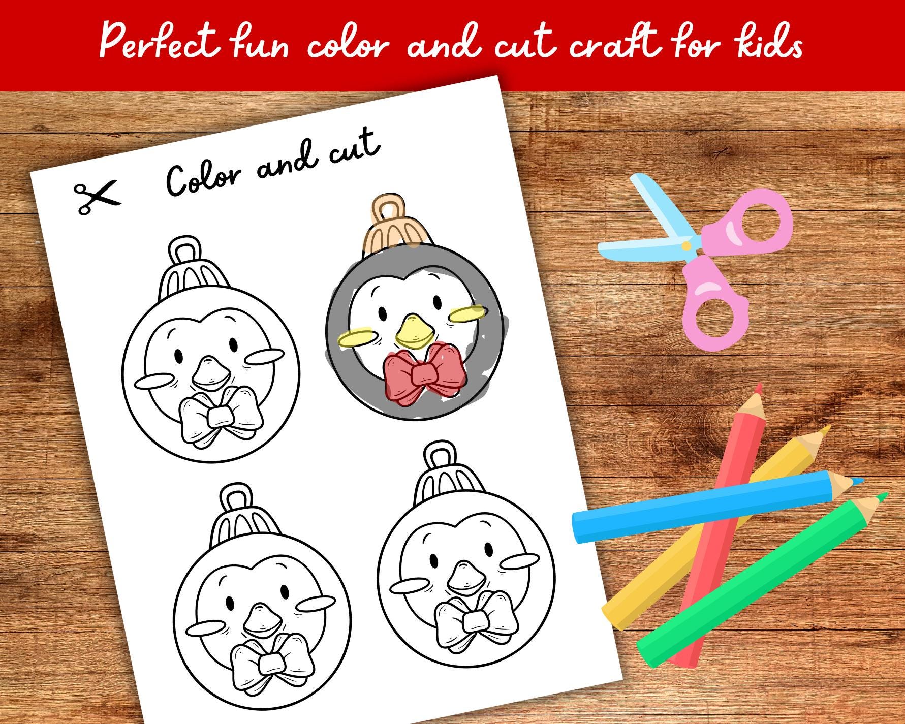 Christmas Printable Decorations, Christmas Coloring Pages, Christmas ...