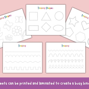 Toddler Busy Book Printable Download, First Busy Binder, Toddler ...