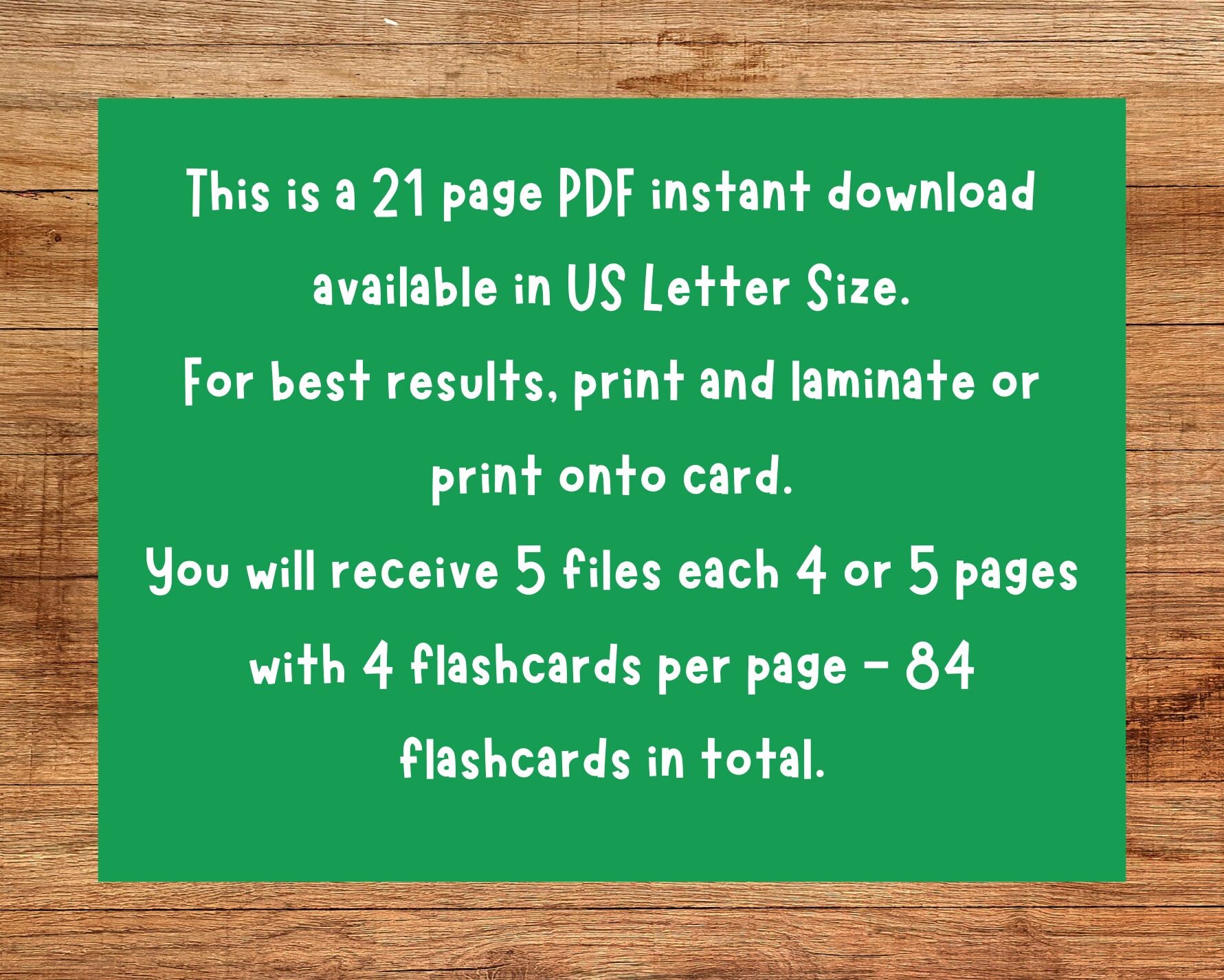 Seasons Flash Cards, Weather Flashcards, Months of the Year ...