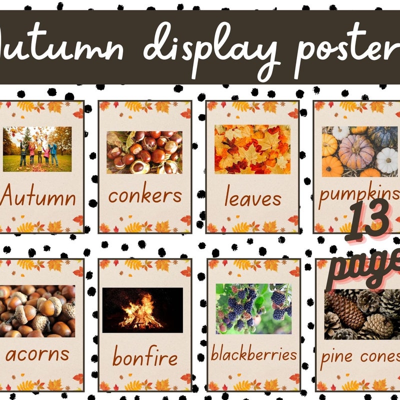 Autumn Display Classroom - Etsy UK