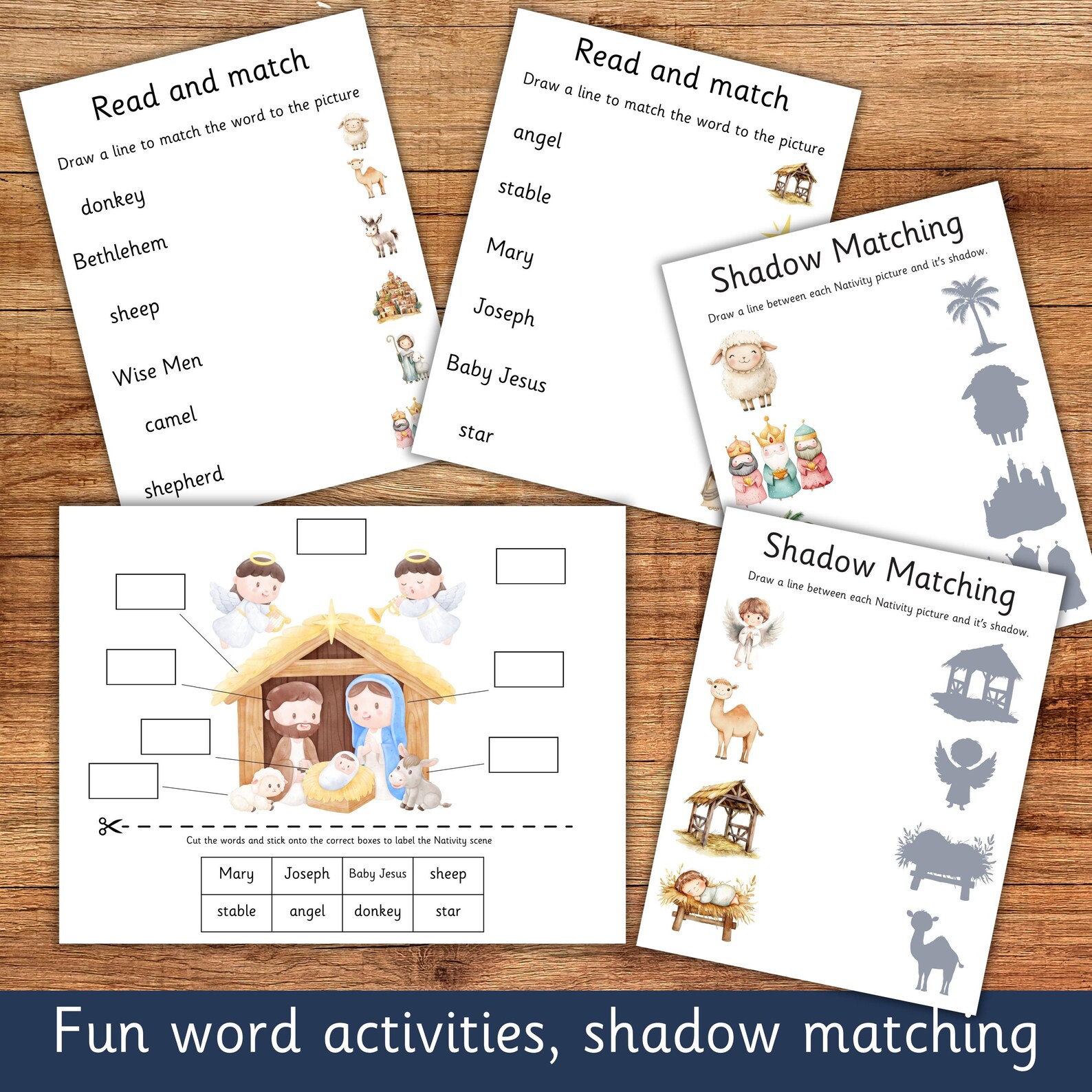 Nativity Preschool Curriculum, Nativity Unit of Study, Nativity ...