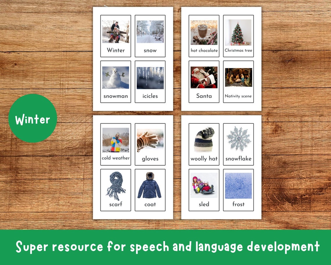 Seasons Flash Cards, Weather Flashcards, Months of the Year ...