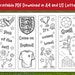 England Football Colouring Bookmarks, Colour Your Own Bookmarks, Euros ...