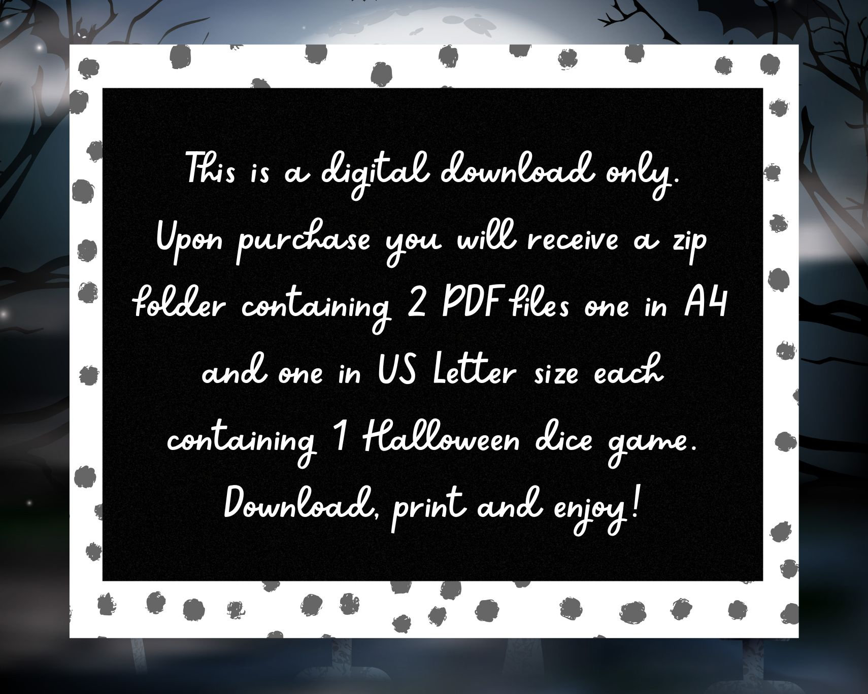 Kids Halloween Maths Games, Addition Dice Game, Printable Kids ...