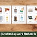 Kids Bible Flashcards, Christian Flash Cards, Christian Key Vocabulary ...