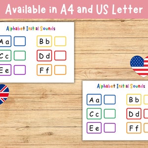 Cut and Paste Alphabet Worksheets, Preschool Learning, Educational ...