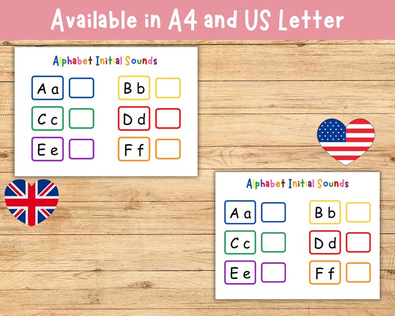 Cut and Paste Alphabet Worksheets, Preschool Learning, Educational ...