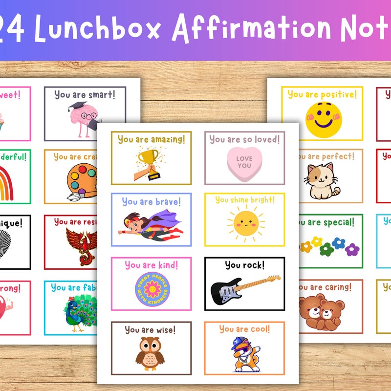 Lunch Box Cards - Etsy