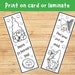 Printable St Patrick's Day Gnome Coloring Bookmarks, Color Your Own ...