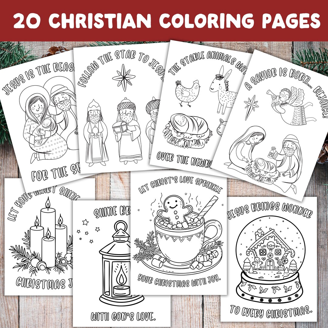 Coloriages de Noël, Coloriage de la nativité, coloriage foi chrétienne ...