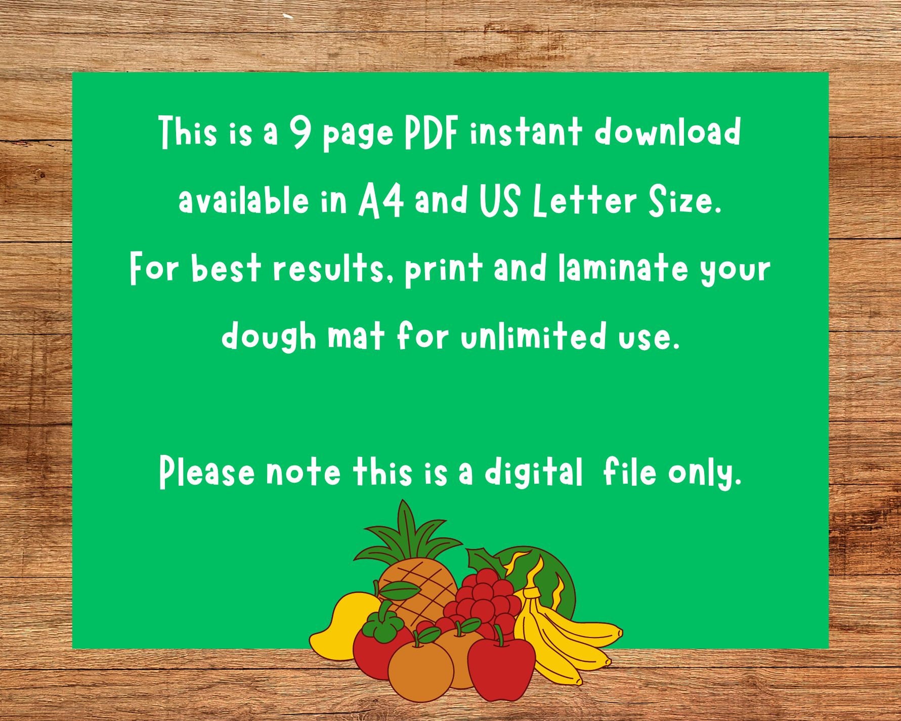 Fruits of the Holy Spirit Playdough Mats, Kids and Toddler Printable ...