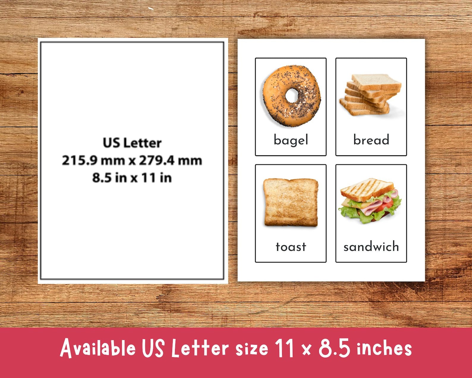 Food Flash Cards, Fruit and Vegetables Flashcards, Snacks Sweet Savoury ...