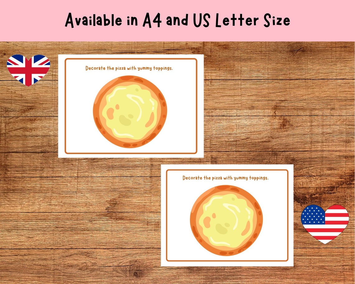 Play Dough Mats Food, Playdough Activity, Kids and Toddler Printables ...