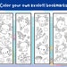 Printable Book Themed Coloring Bookmarks, Color Your Own Reading ...