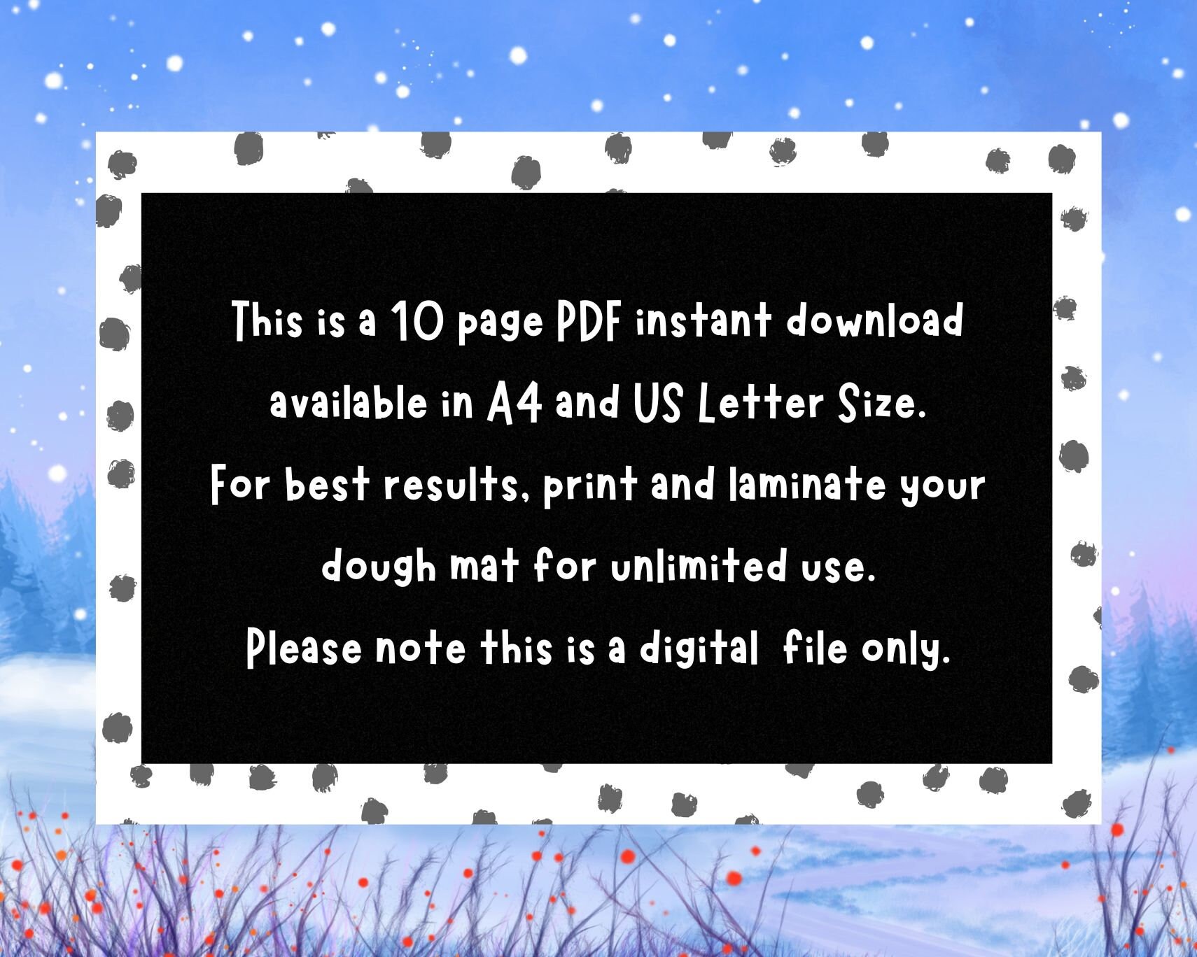 Christmas Playdough Mats, Playdough Activity, Kids and Toddler ...