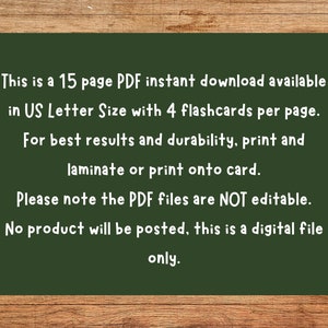 Kids Bible Flashcards, Christian Flash Cards, Christian Key Vocabulary ...