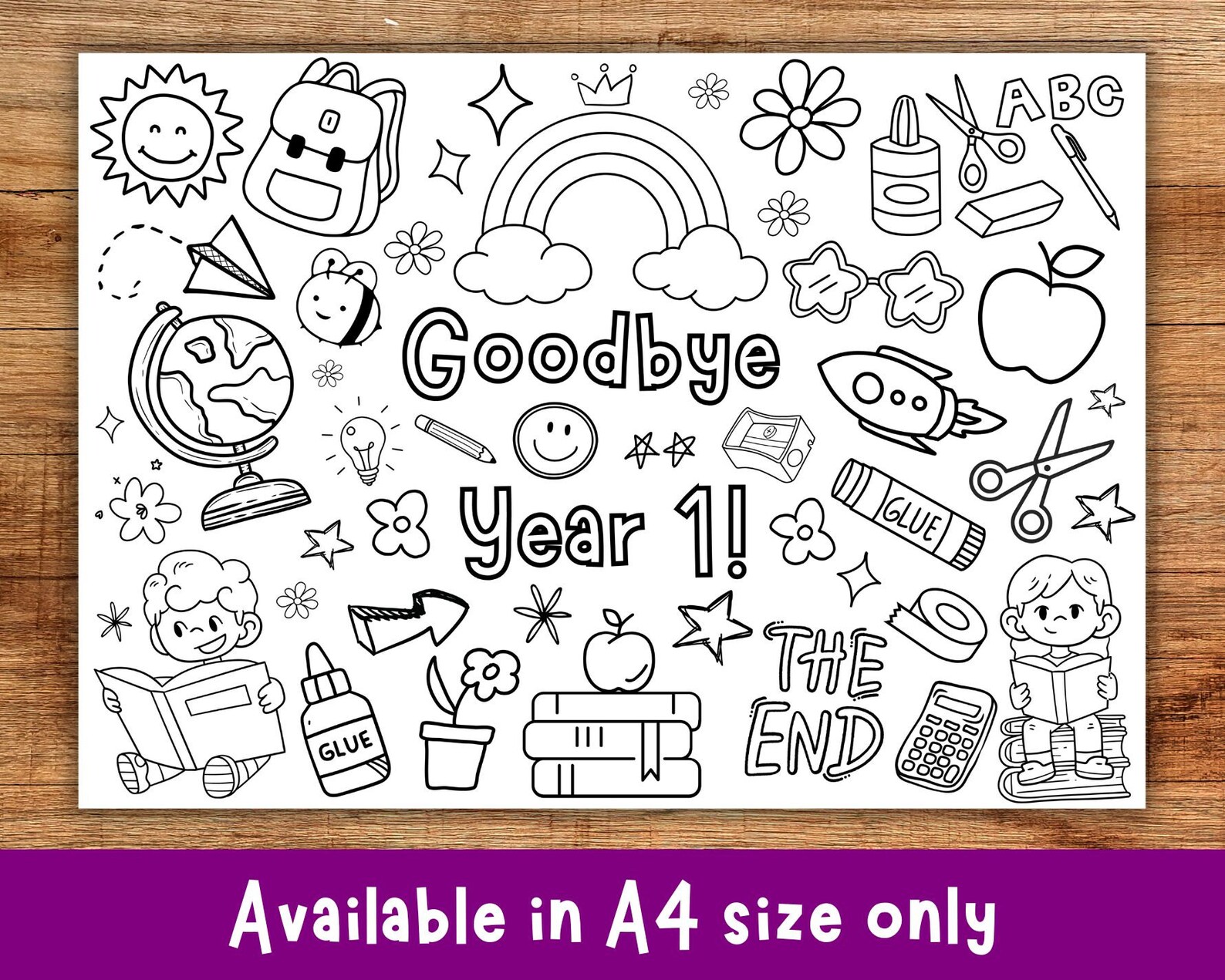 Last Day of School Colouring Page, End of the School Year Colouring ...