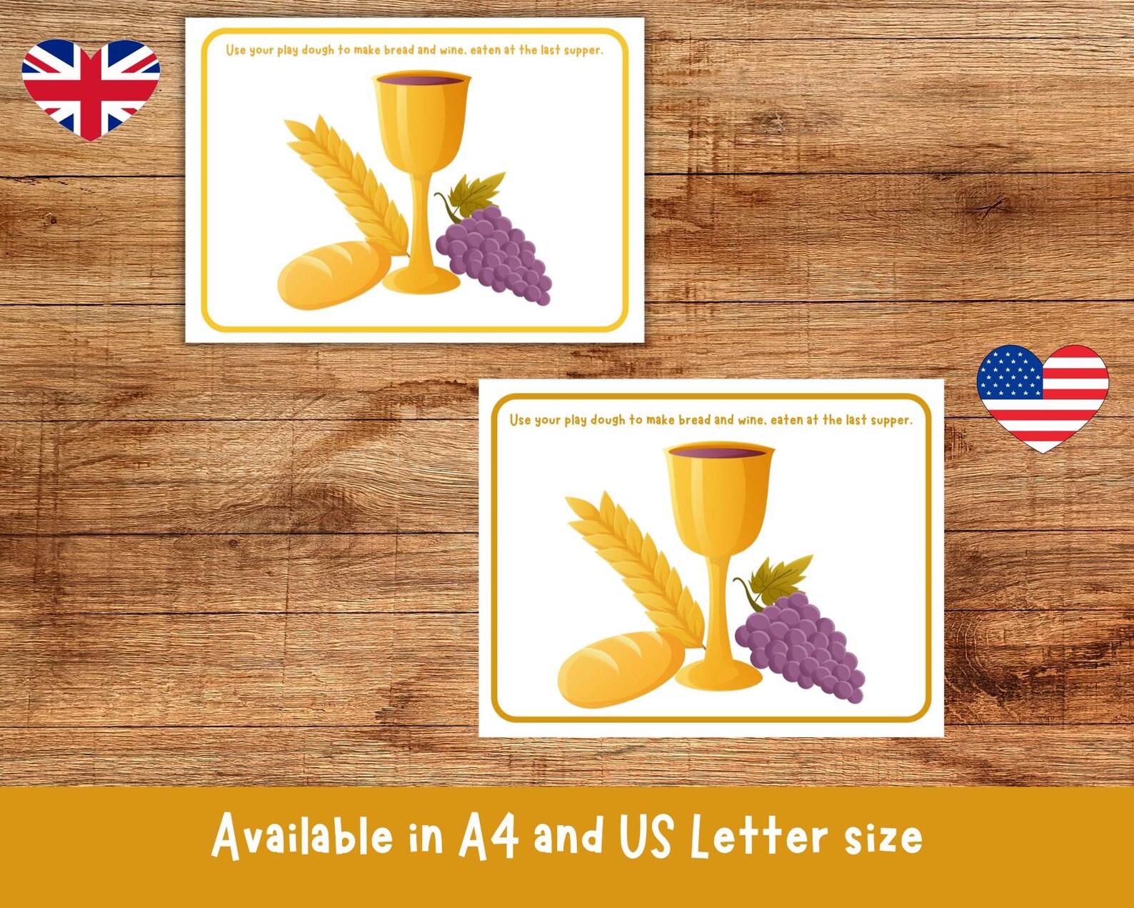 Easter Story Play Dough Mat , Christian Playdough Activity, Kids and ...