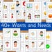 Basic Needs Flash Cards, Communication Flashcards, Educational ...