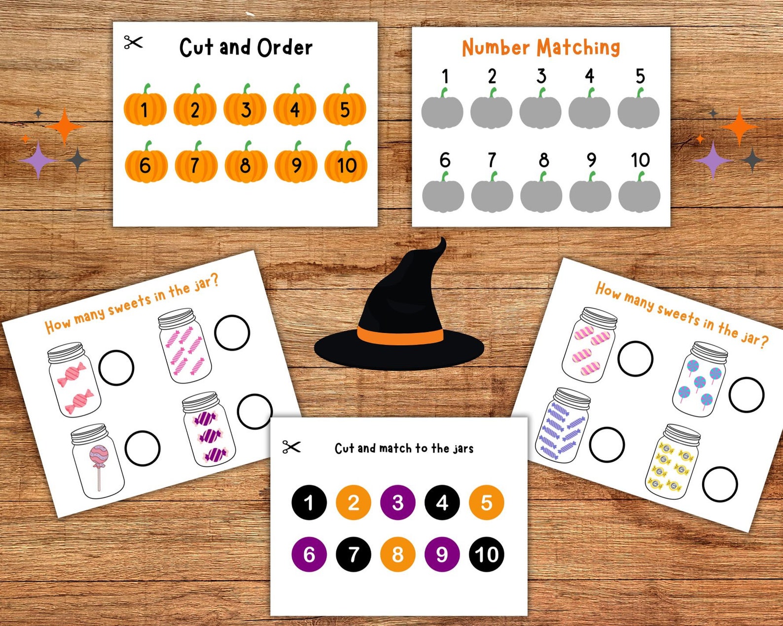 Halloween Busy Book, Halloween Busy Binder, Toddler Learning Binder ...