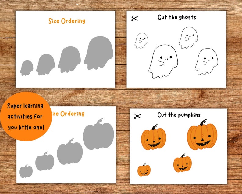 Halloween Busy Book, Halloween Busy Binder, Toddler Learning Binder ...
