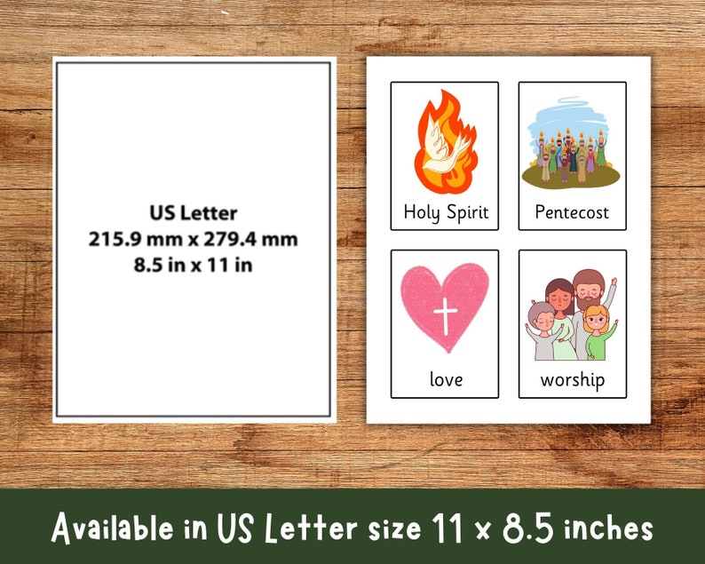 Kids Bible Flashcards, Christian Flash Cards, Christian Key Vocabulary ...