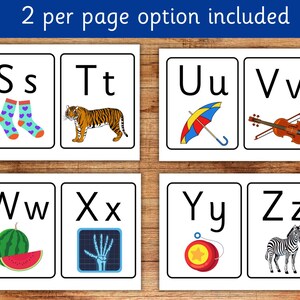 Alphabet Flashcards, Printable Alphabet Posters, ABC Flashcards ...