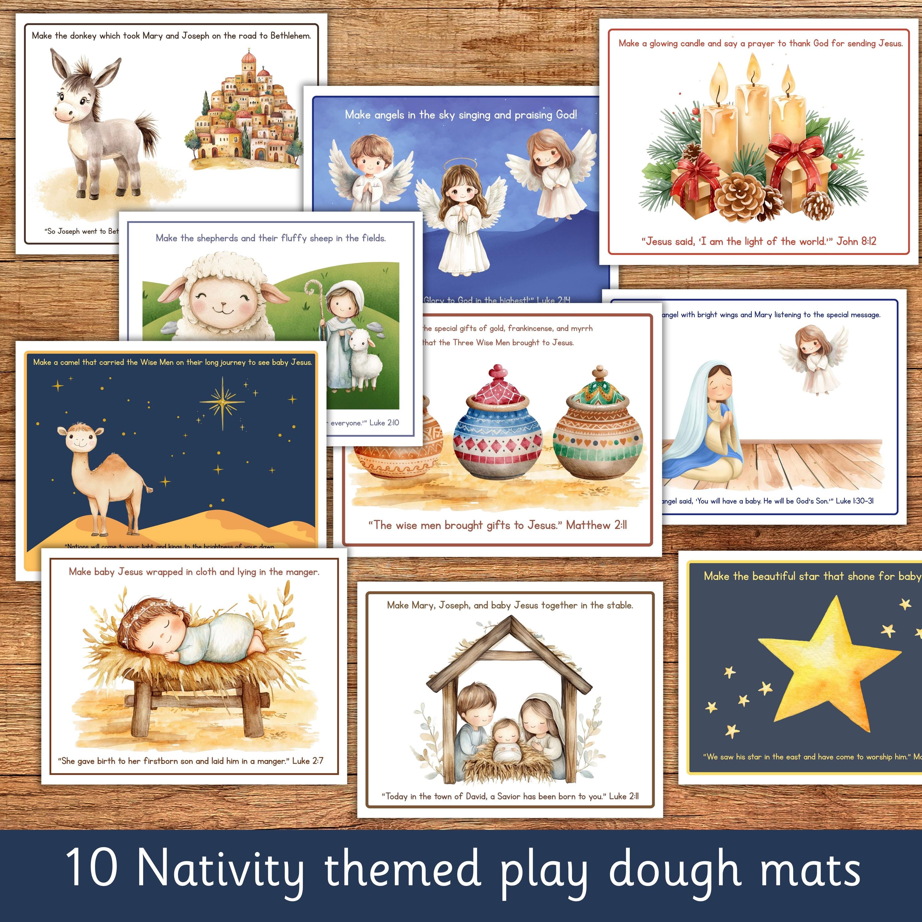 Nativity Preschool Curriculum, Nativity Unit of Study, Nativity ...