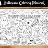 Halloween Kids Activity Placemat, Coloring Page, Party Game (PDF, JPEG ...
