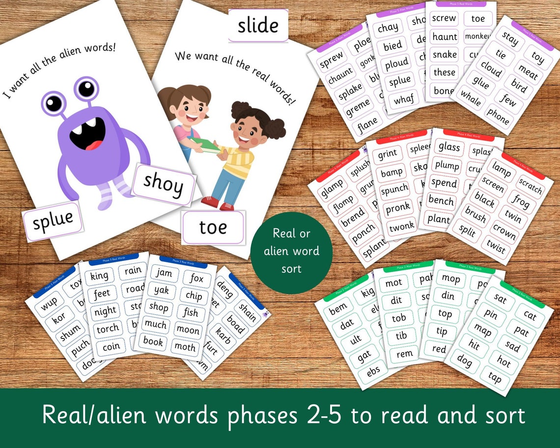 Phonics Screening Bundle, Year 1 Phonics Screening Printable, Phonics ...