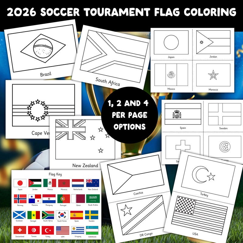World Cup Activity Pack - Etsy