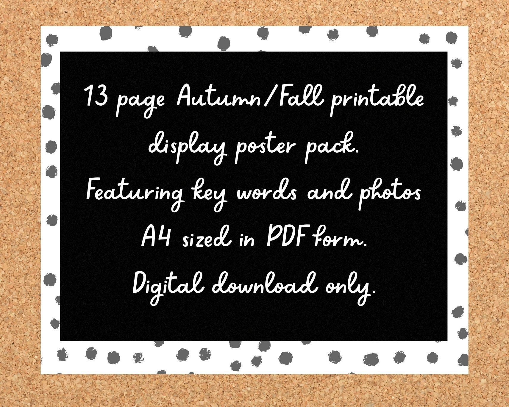 Autumn Fall Classroom Display Posters Keywords Pumpkin Bulletin Board ...