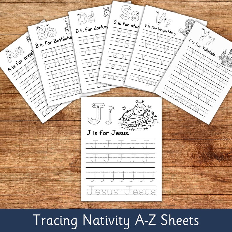 Nativity Preschool Curriculum, Nativity Unit of Study, Nativity ...