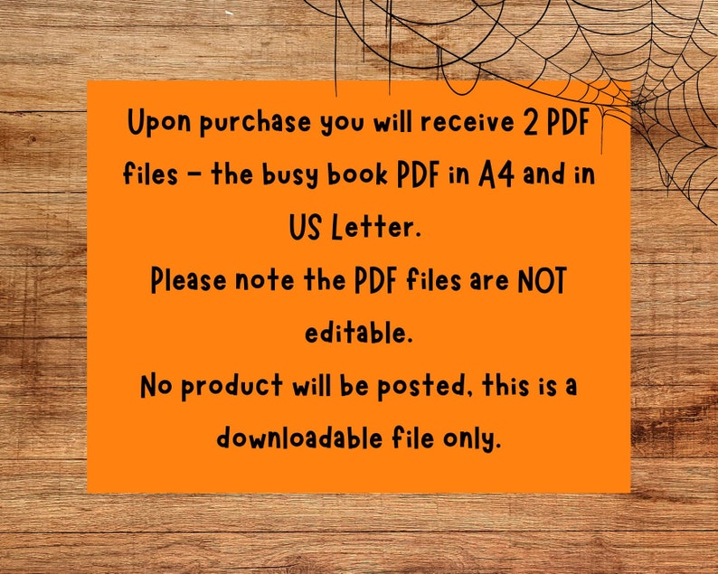 Halloween Busy Book, Halloween Busy Binder, Toddler Learning Binder ...